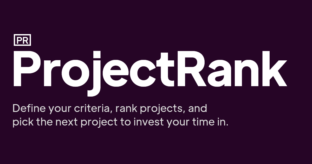 ProjectRank